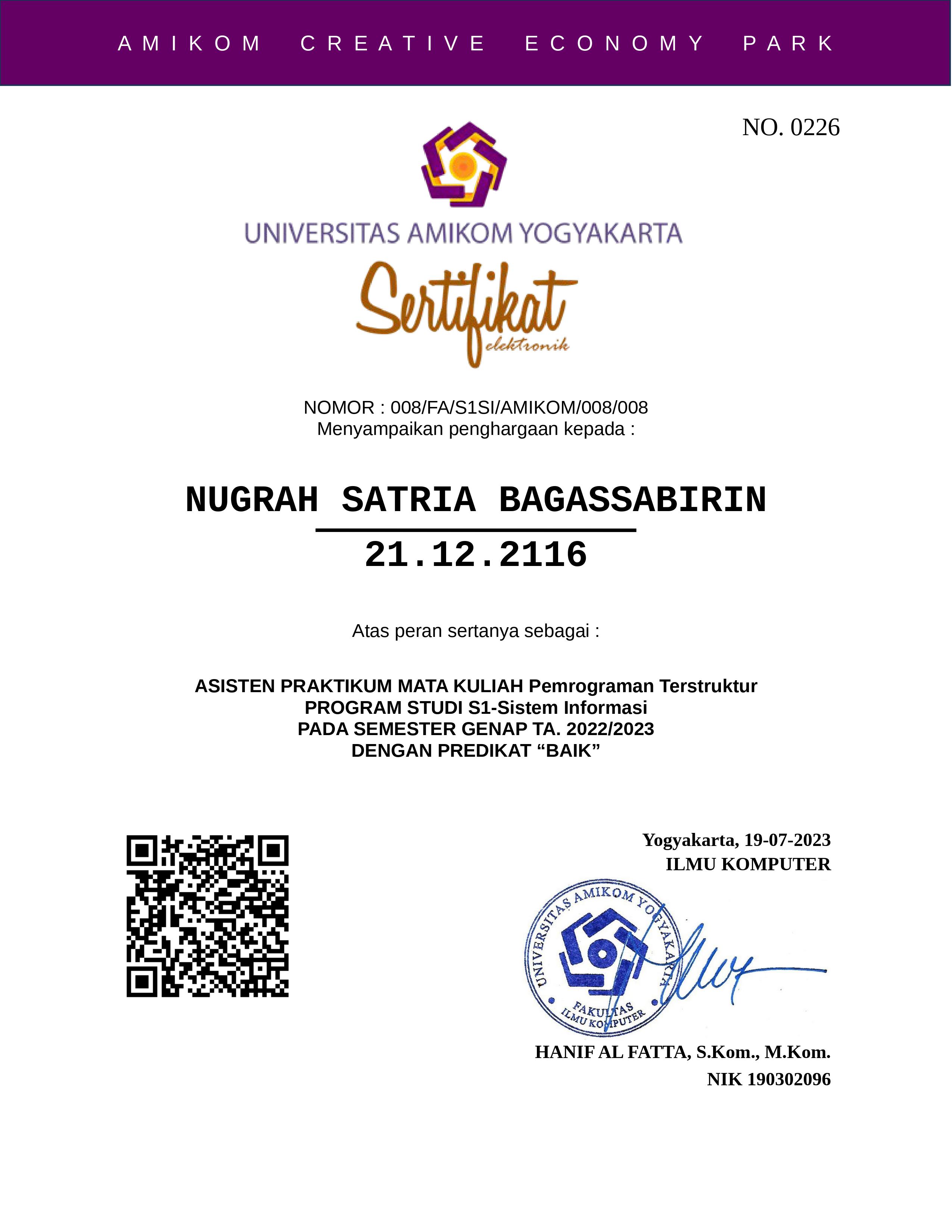 Personal - Portofolio